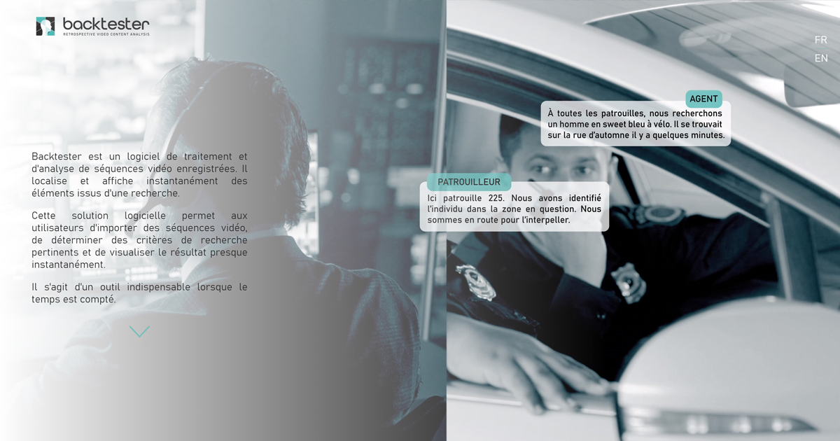 Elements research in videos - Backtester